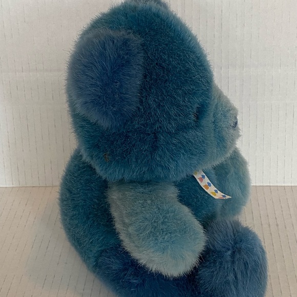 Sears | Toys | Vintage Sears Dark And Light Blue Bear Plush Rattle ...